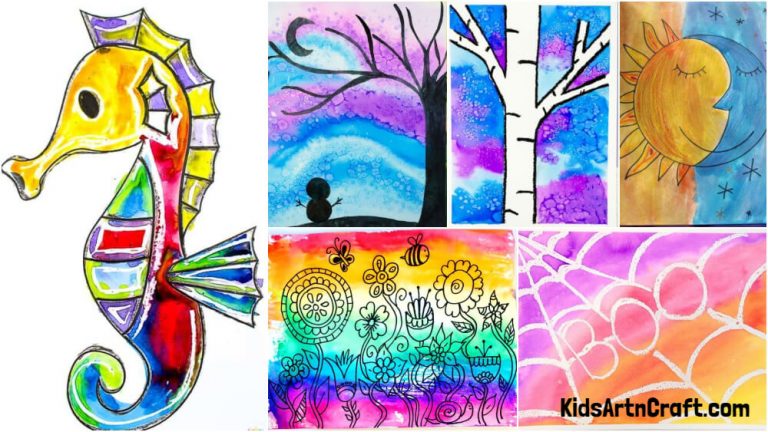 Simple Watercolor Art Projects For School Kids - Kids Art & Craft