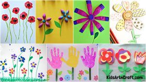 Spring Flower Crafts for Kids - Kids Art & Craft