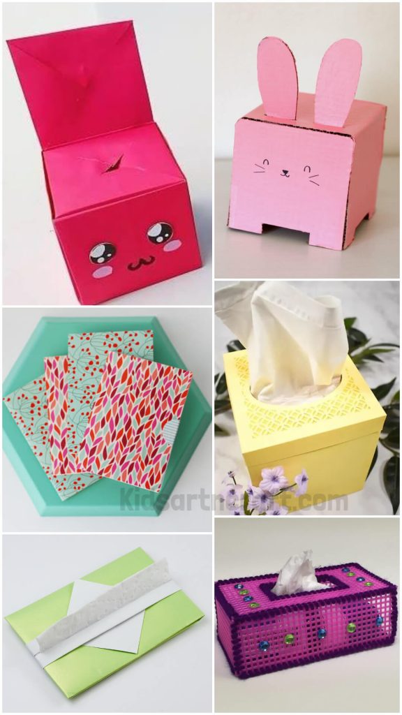 Tissue Box Origami Ideas for Kids - Kids Art & Craft