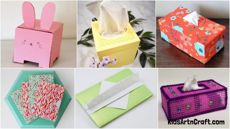 Tissue Box Origami Ideas for Kids - Kids Art & Craft