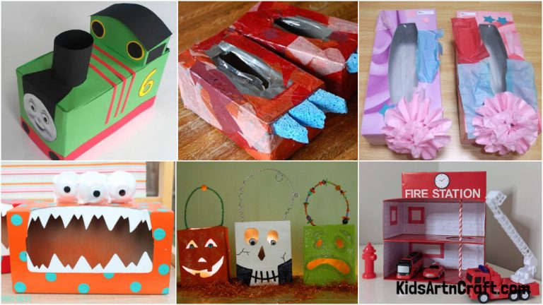 Tissue Box Art Ideas for Kids - Kids Art & Craft