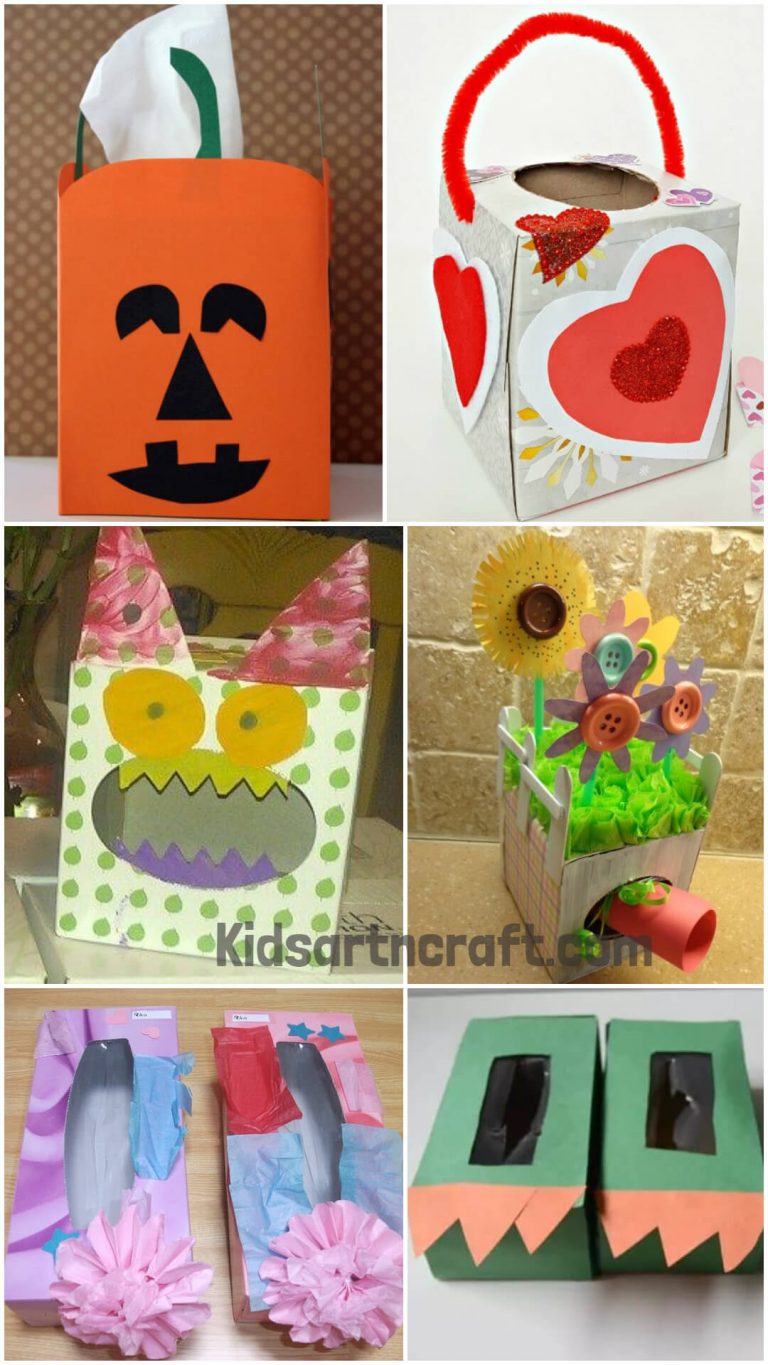 Tissue box Crafts for Preschoolers - Kids Art & Craft
