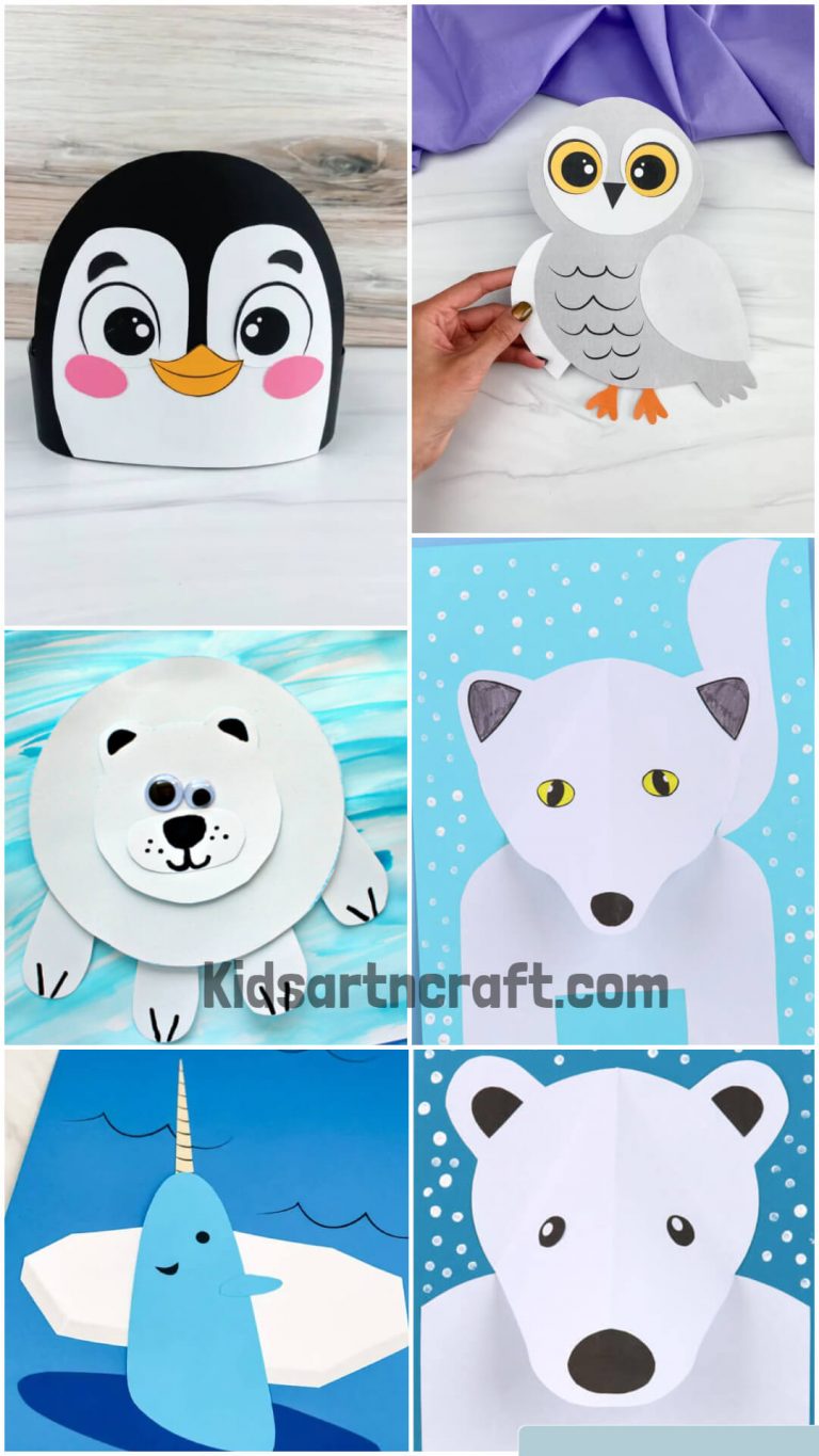 Winter Animal Crafts For Kids - Kids Art & Craft