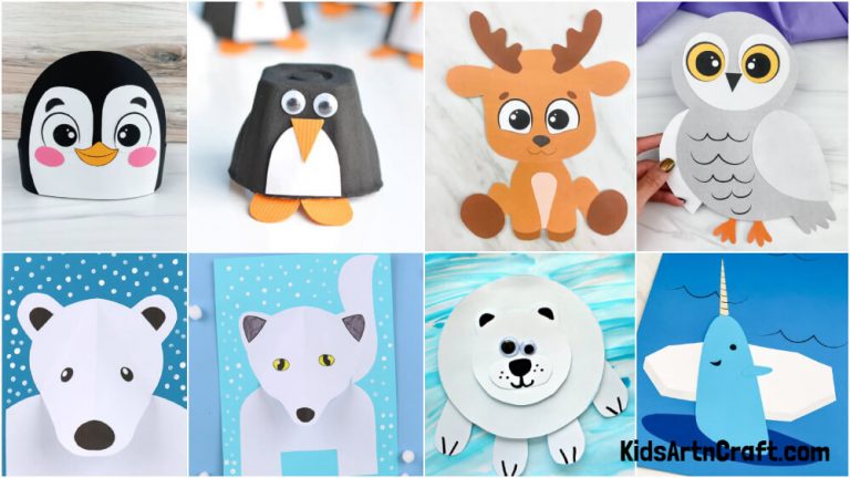 Winter Animal Crafts For Kids - Kids Art & Craft