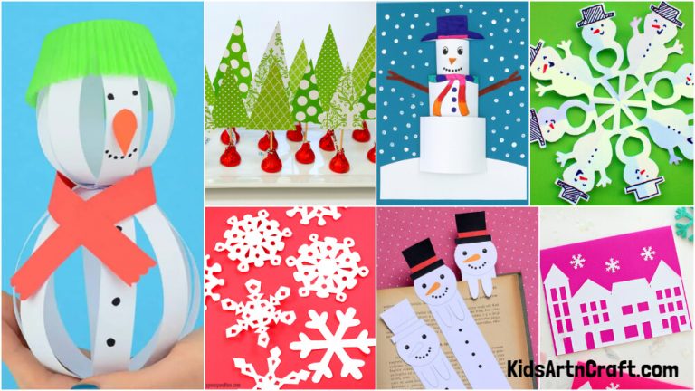 Winter Crafts For Kids With Paper - Kids Art & Craft