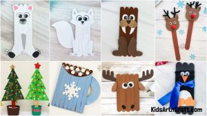 Winter Crafts Using Popsicle Sticks For Kids - Kids Art & Craft
