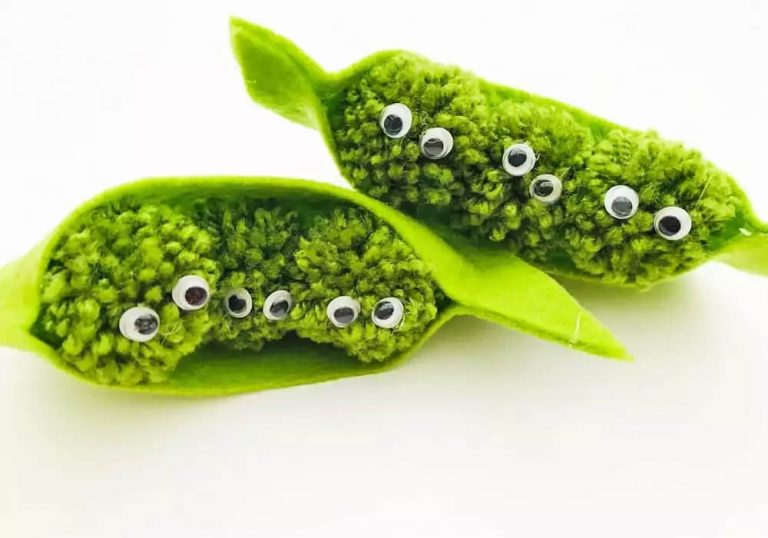 Easy And Simple Pea Craft Ideas For Kids - Kids Art & Craft