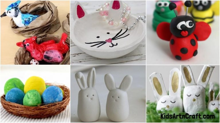 Air Dry Clay Ideas for Kids - Kids Art & Craft