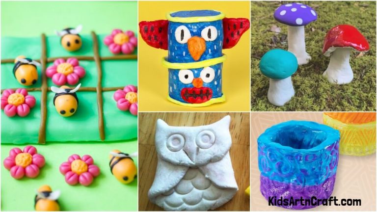 Air Dry Clay Ideas For Toddlers - Kids Art & Craft