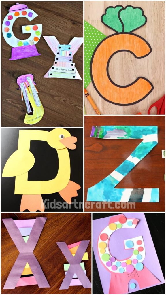 Alphabet Crafts for Kindergarten - Kids Art & Craft