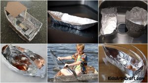 Aluminum Foil Boat Design Ideas - Kids Art & Craft