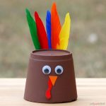Paper Cup Turkey Crafts - Kids Art & Craft