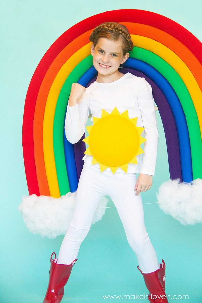 Rainbow Costume DIY Ideas for Kids - Kids Art & Craft