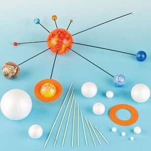 Solar System Projects For Students Using Styrofoam Balls - Kids Art & Craft