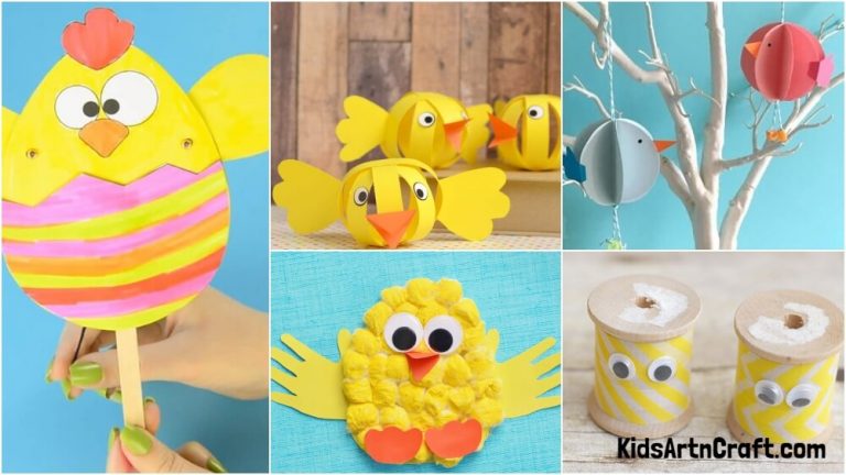 Baby Chick Crafts For Kids - Kids Art & Craft