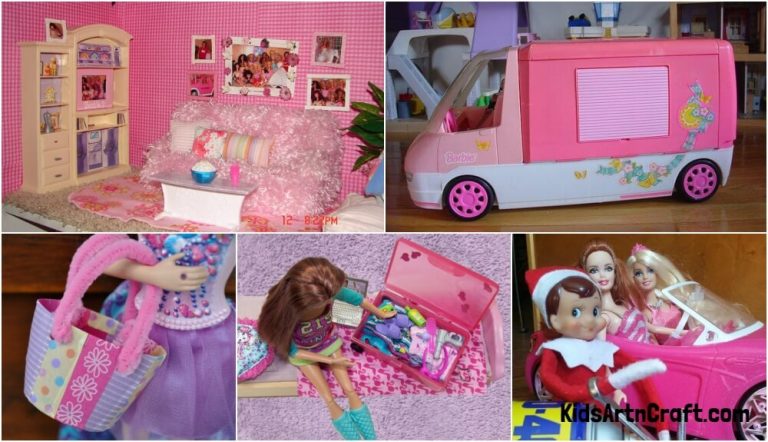 Barbie Day Crafts & Activities for Kids - Kids Art & Craft