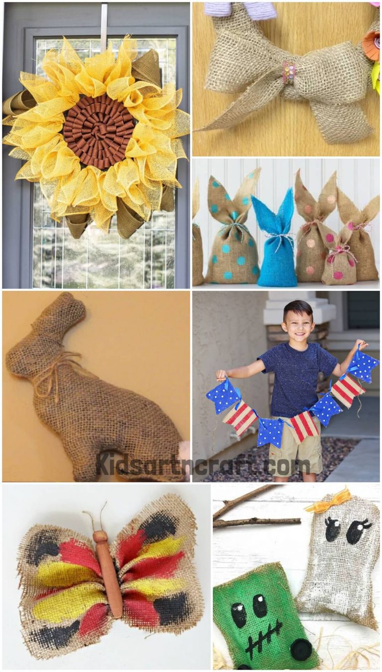 Burlap Sack Craft Ideas - Kids Art & Craft