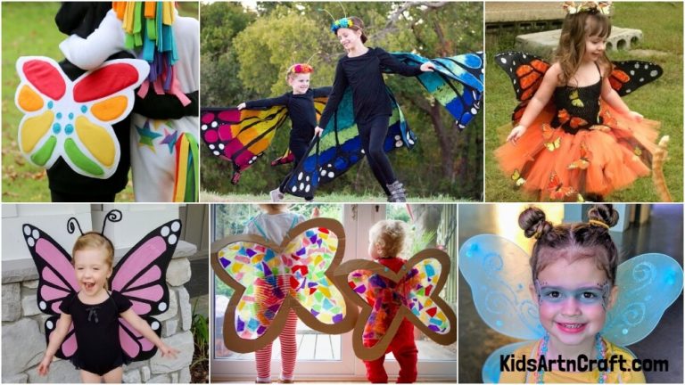 Butterfly Costume DIY Ideas for Kids - Kids Art & Craft