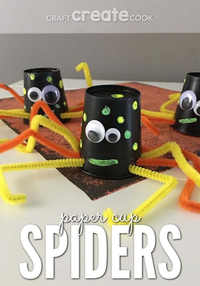Amazing Paper Cup Spider Crafts - Kids Art & Craft