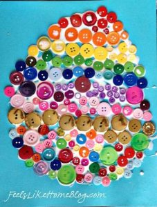 Button Crafts For Easter - Kids Art & Craft