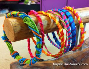Easy Crafts With Embroidery Floss - Kids Art & Craft
