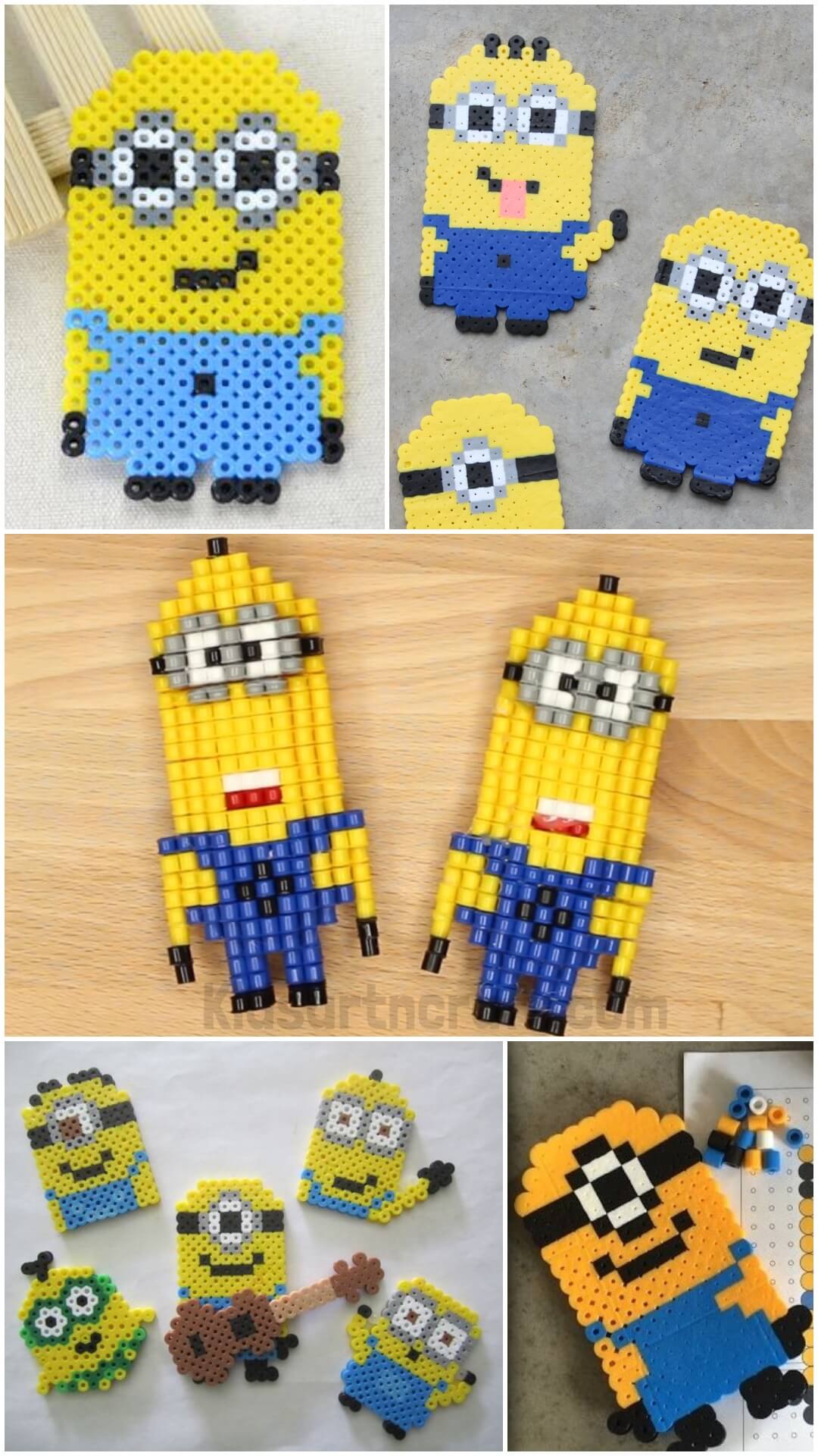 Cool Minion Perler Bead Patterns - Kids Art & Craft