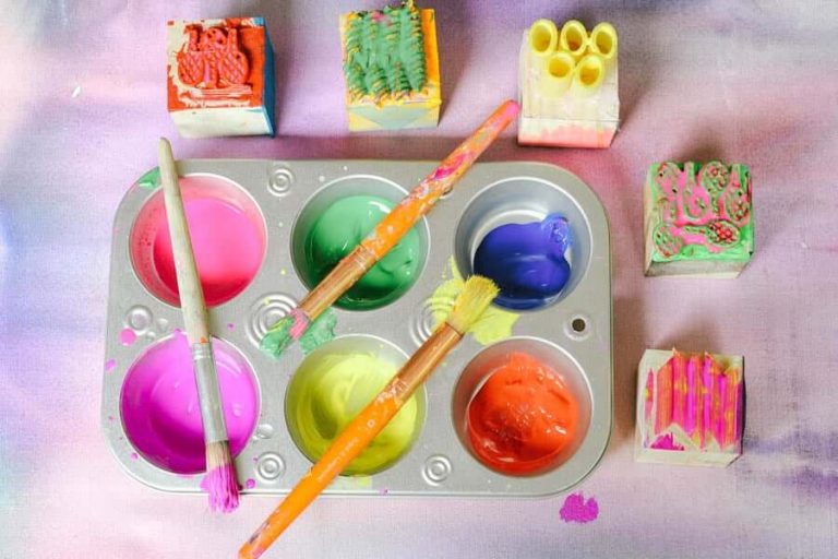 DIY Stamps For Kids - Kids Art & Craft