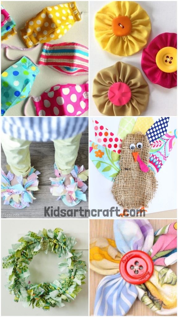 Craft Ideas From Leftover Fabric Scraps - Kids Art & Craft