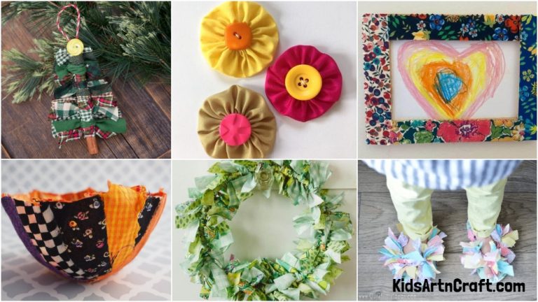 Craft Ideas From Leftover Fabric Scraps - Kids Art & Craft