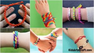 Bracelet Thread DIY Crafts - Kids Art & Craft