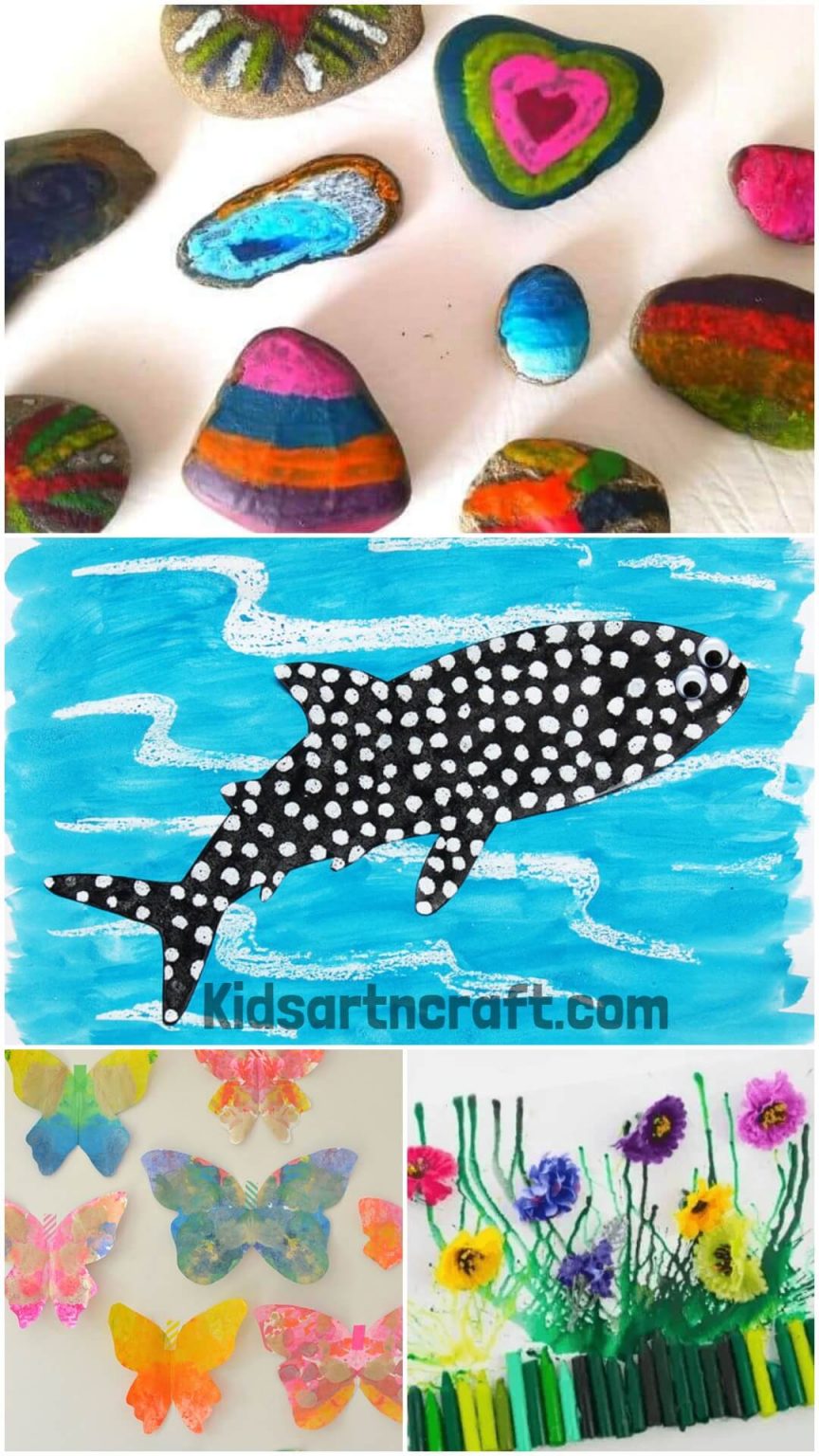 Crayon Activities for Preschool Kindergarten - Kids Art & Craft