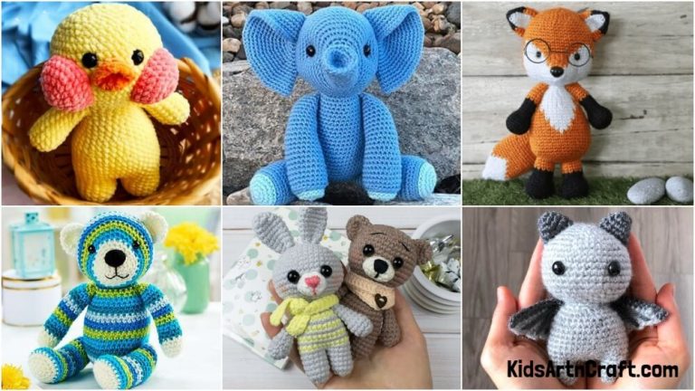 DIY Cute Crochet Animal Patterns - Kids Art & Craft