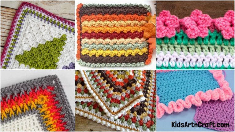 Crochet Borders for Blankets - Kids Art & Craft