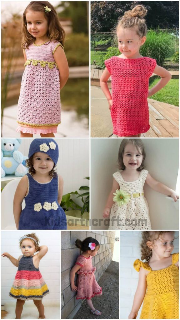 Crochet Dresses For Kids And Toddlers - Kids Art & Craft