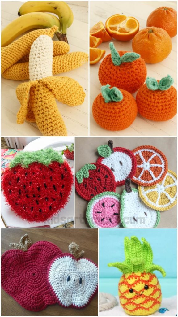 Crochet Fruits Patterns And Guide For Beginners - Kids Art & Craft