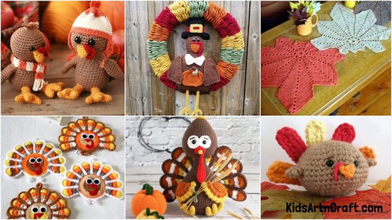 Crochet Patterns for Thanksgiving And Fall Celebrations - Kids Art & Craft