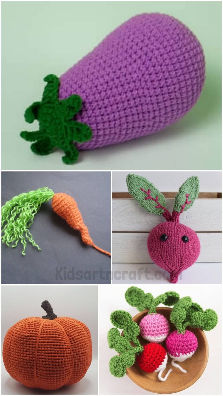 DIY Beautiful Craft- Crochet Vegetable Patterns - Kids Art & Craft