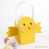 Easter Chick Basket Crafts for Kids - Kids Art & Craft