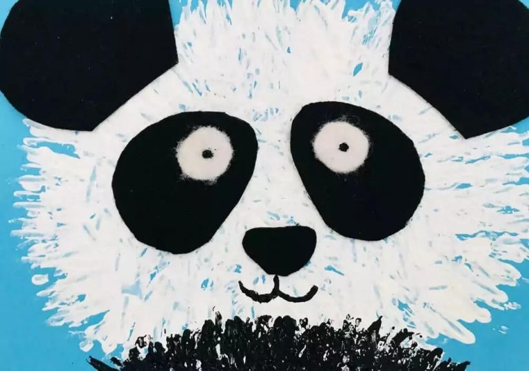 Animal Paintings Using Fork - Kids Art & Craft