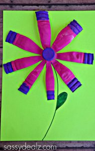 Spring Flower Crafts for Kids - Kids Art & Craft