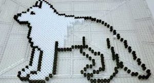 Wolf Perler Bead Patterns - Kids Art & Craft