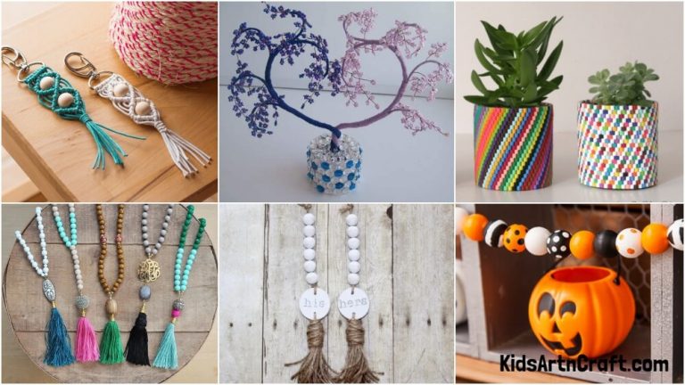 DIY Bead Craft Ideas To Try At Home - Kids Art & Craft