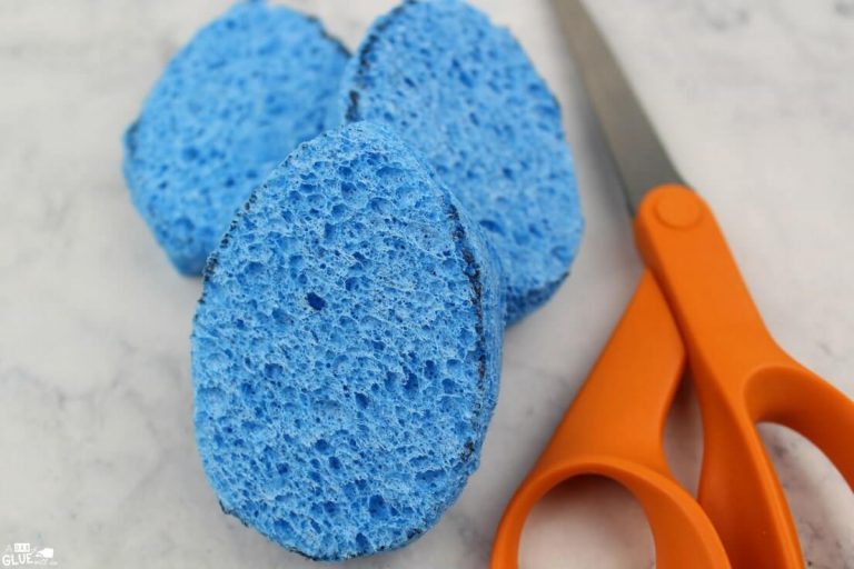 DIY Sponge Stamps For Kids - Kids Art & Craft