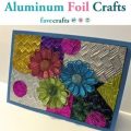 Creative Way To Make Foil Flower Crafts - Kids Art & Craft