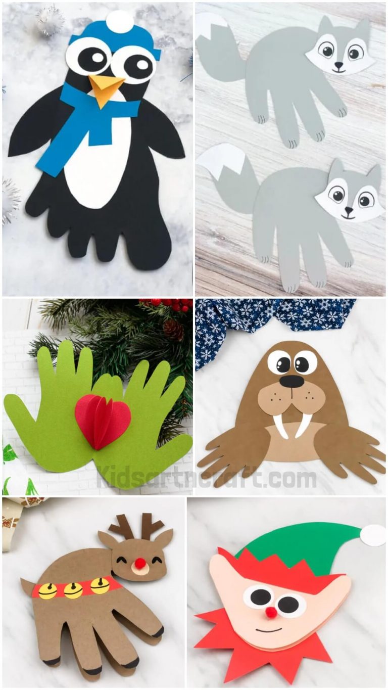 DIY Winter Handprint & Footprint Craft Ideas For Kindergartners - Kids ...