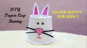 Easter Bunny Paper Cup Craft Ideas - Kids Art & Craft