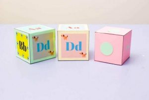 DIY Alphabet Paper Blocks - Kids Art & Craft