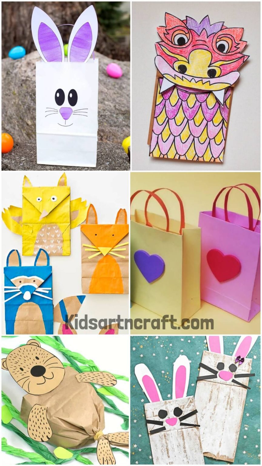 Easy Paper Bag Crafts for Kids - Kids Art & Craft