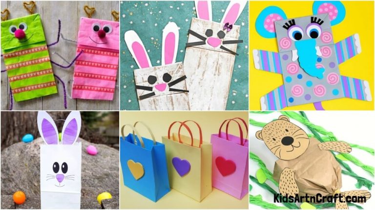Easy Paper Bag Crafts for Kids - Kids Art & Craft
