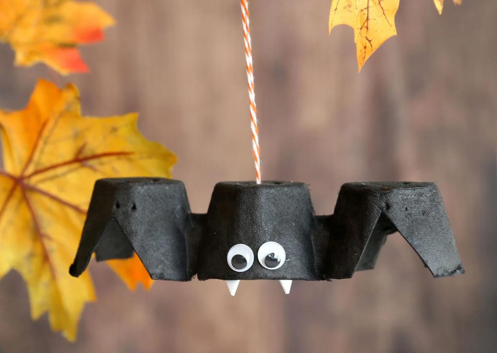 Egg Carton Craft For Halloween - Kids Art & Craft